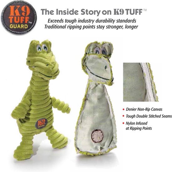 K9 tuff Patches Bunny super sterke hondenknuffel | bol