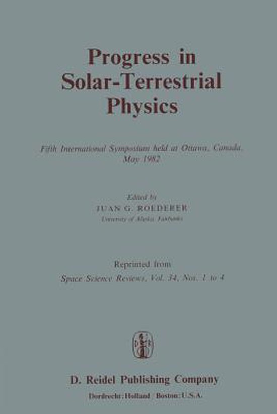 Progress in Solar-Terrestrial Physics | 9789400970984 | Boeken | bol