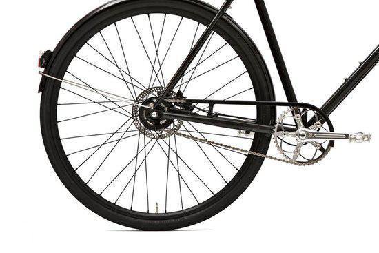 Creme Ristretto stadsfiets heren 8-speed dynamo zwart Framemaat 55 cm ...