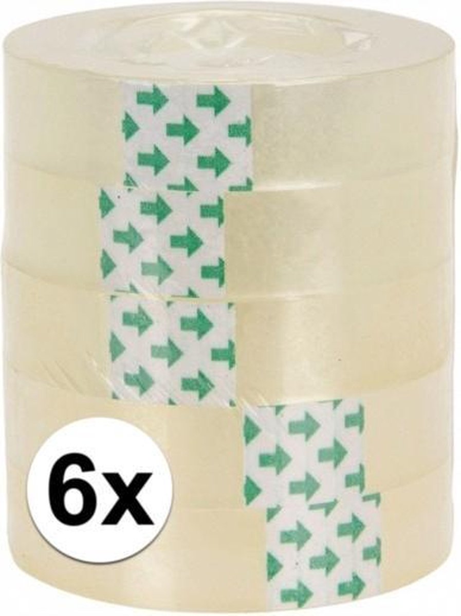 Rollen plakband - 6 stuks | bol