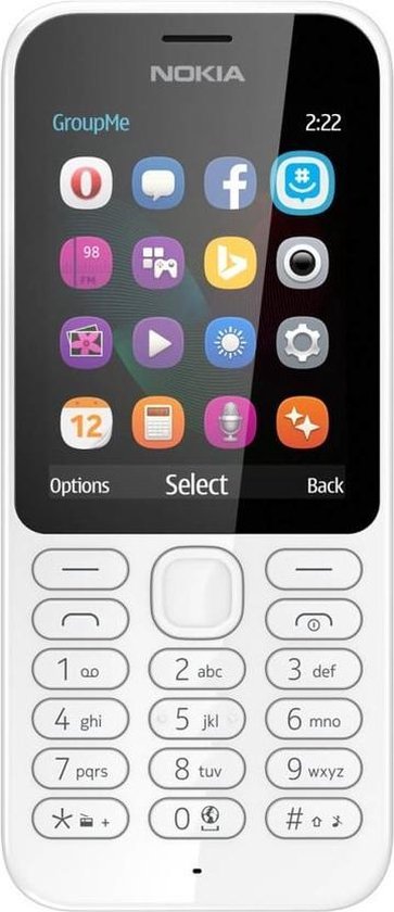 Nokia 222 - Dual Sim - Wit | bol.com