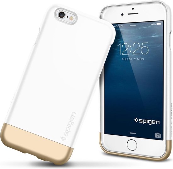 Spigen Style Armor Case Apple iPhone 6S Shimmery White | bol.com