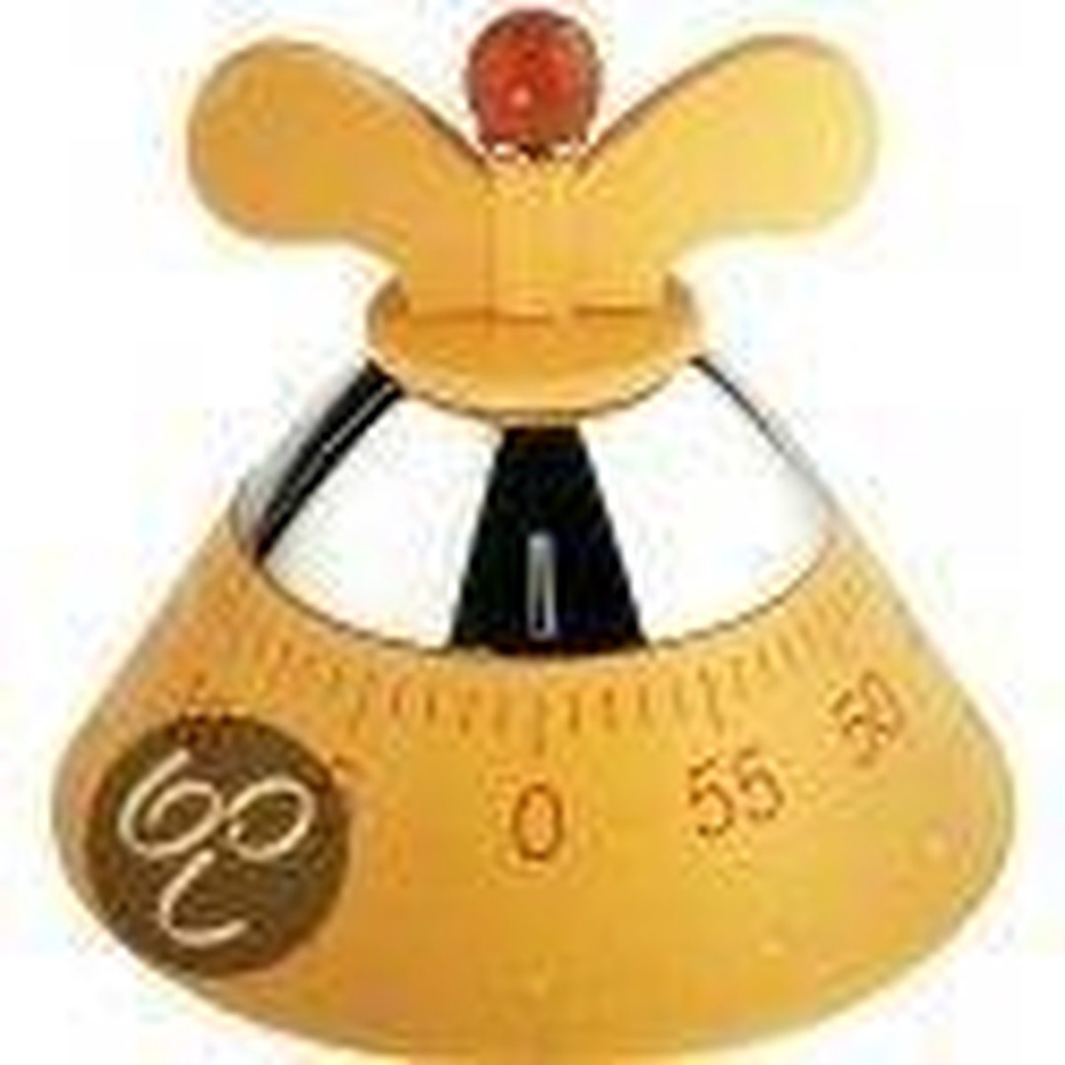 Alessi Kitchen Timer - Kookwekker - Geel | bol.com