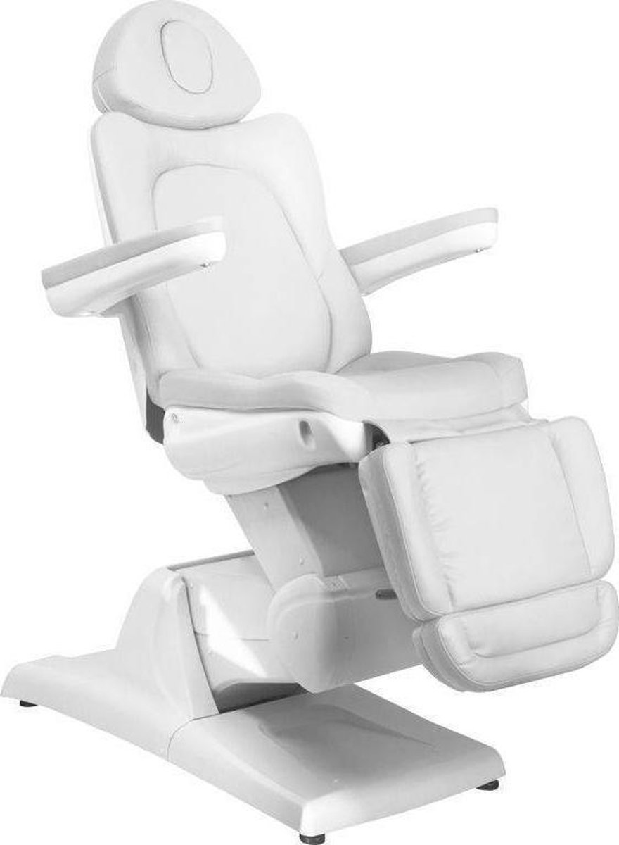 Elektrische behandelstoel - Pedicure wit - Pedicurestoel - Voor ...