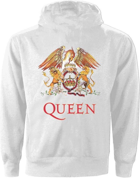 Queen Vest met capuchon -2XL- Classic Crest Wit | bol.com