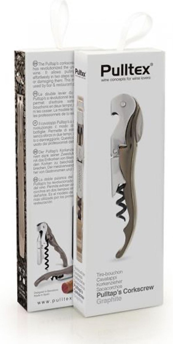 Pulltex Pulltap's classic luxe Graphite set incl. foedraal (giftbox ...