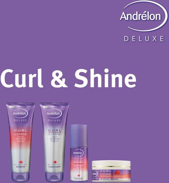 Andrélon Deluxe Curl & Shine - 100 ml - Serum-Crème | bol