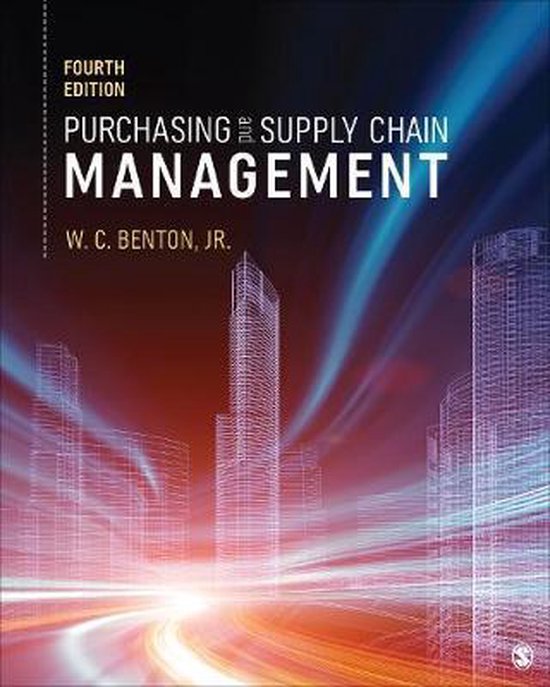 Purchasing and Supply Chain Management | 9781071804759 | W. C. C ...