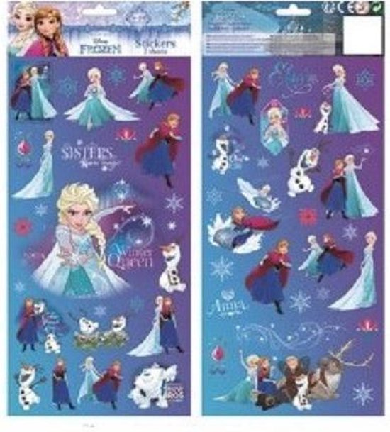 Disney Frozen 2 - stickers- 2 vellen in totaal 50 stickers. | bol.com