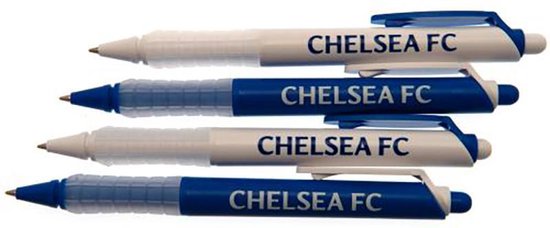Chelsea FC Pen Set (Pack Of 4) (Blue/White) | bol