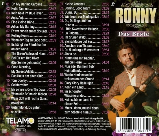 Beste, Ronny | CD (album) | Muziek | bol.com