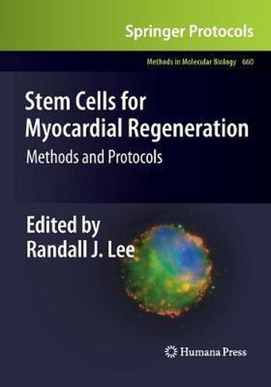 Methods in Molecular Biology- Stem Cells for Myocardial Regeneration | 9781493961269 |... | bol