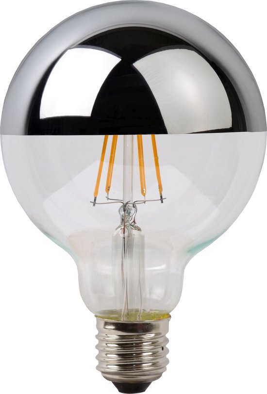 Lucide LED BULB Filament lamp - Ø 9,5 cm - LED Dimb. - E27 - 1x5W 2700K ...