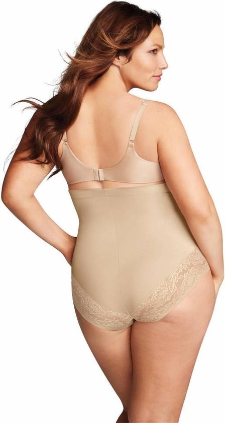 Maidenform Firm Foundations Hi Waist Brief Curvy Nude