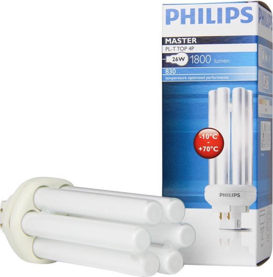 Philips MASTER PL-T Top 26W - 830 Warm Wit | 4 Pin | bol