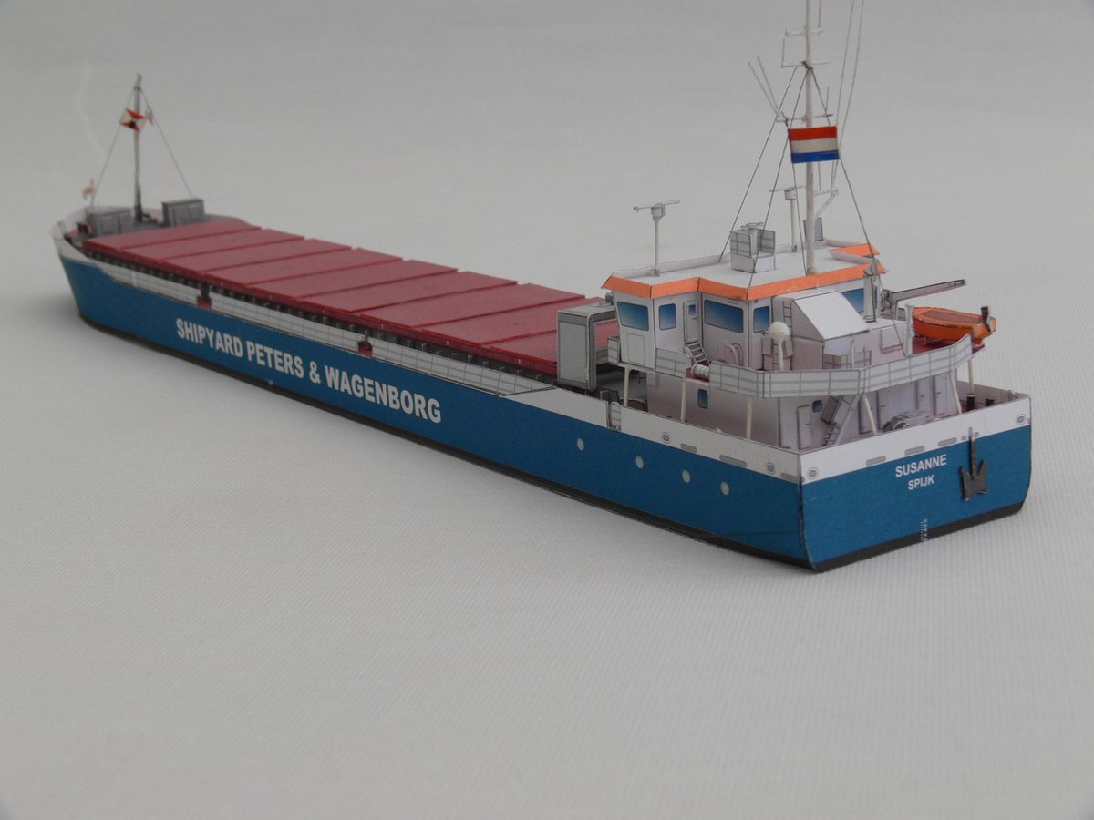 SSCC Susanne Nederlands Zeeschip Bouwplaat - Schaal 1:250 - Karton ...