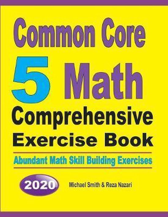Common Core 5 Math Comprehensive Exercise Book | 9781646125876 ...