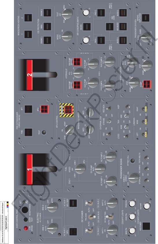 Embraer E-Jet 170/175/190/195 - Triple-A (elk instrument panel op een ...