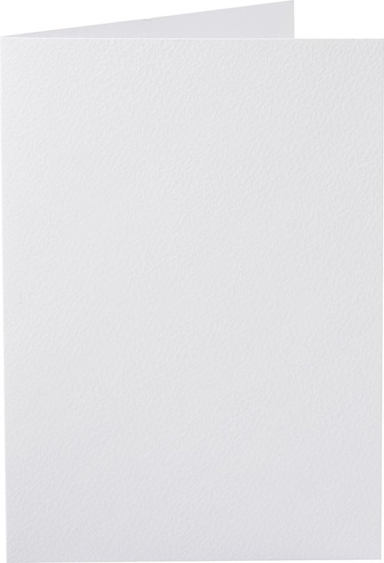 Kaarten. wit. afmeting kaart 10.5x15 cm. 220 gr. 10 stuk/ 1 doos | bol.com