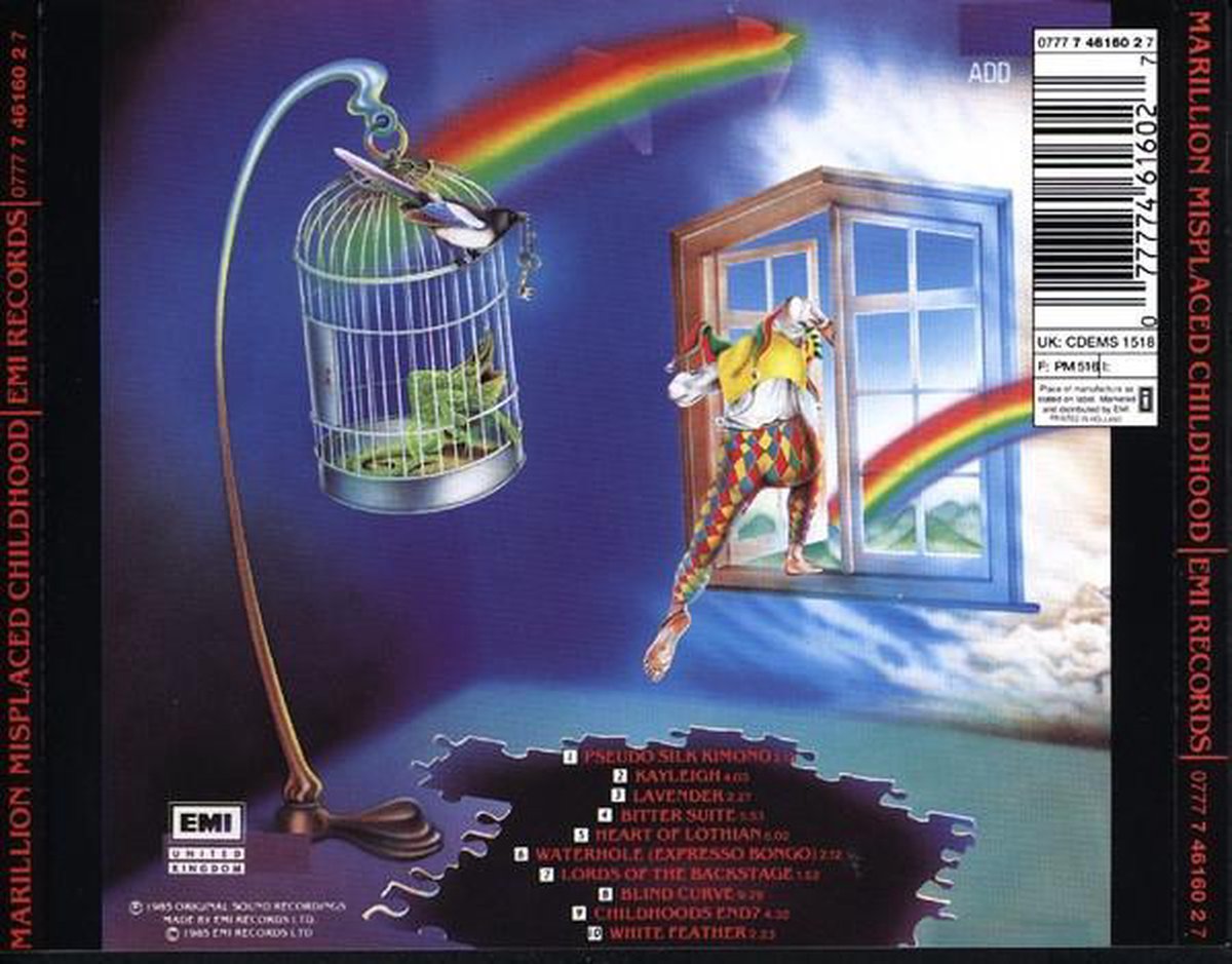 Marillion - Misplaced Childhood, Marillion | CD (album) | Muziek | bol.com