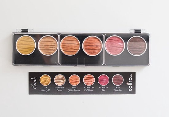 Finetec / Coliro 6 Pearlcolors Set "Earth" M700 | bol.com