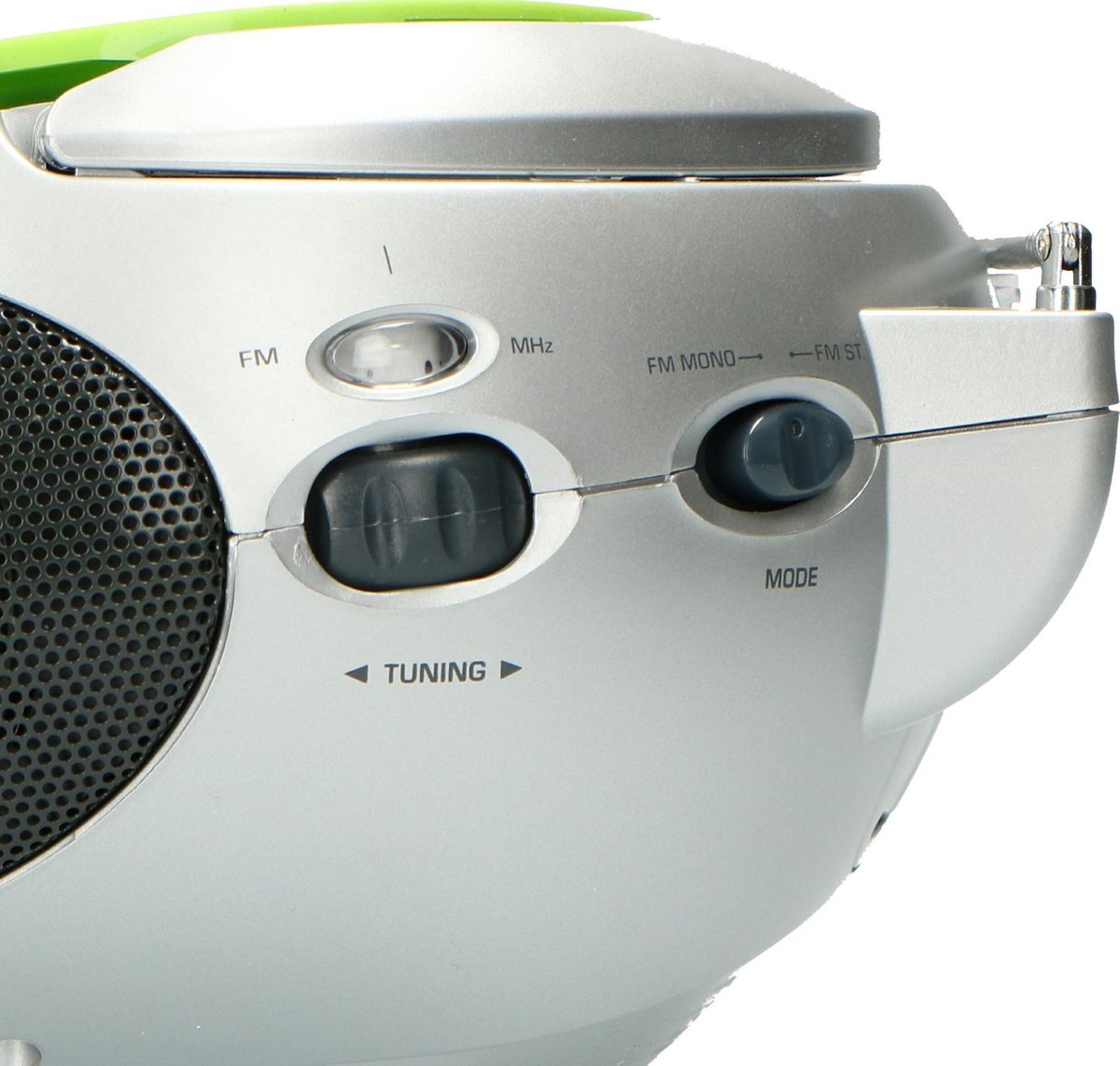 Lenco SCD-24 - Draagbare radio CD speler met aux-uitgang - Groen | bol.com