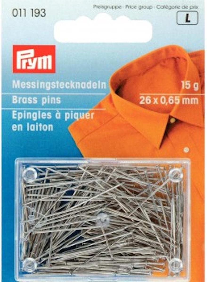 Prym kopspelden - 100 stuks - messing rvs - 26 mm x 0,65 mm - no 103 | bol