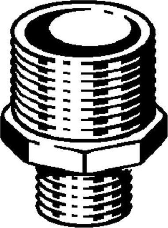 Viega verloopnippel 1 4 x 1 8 bu. brons | bol.com