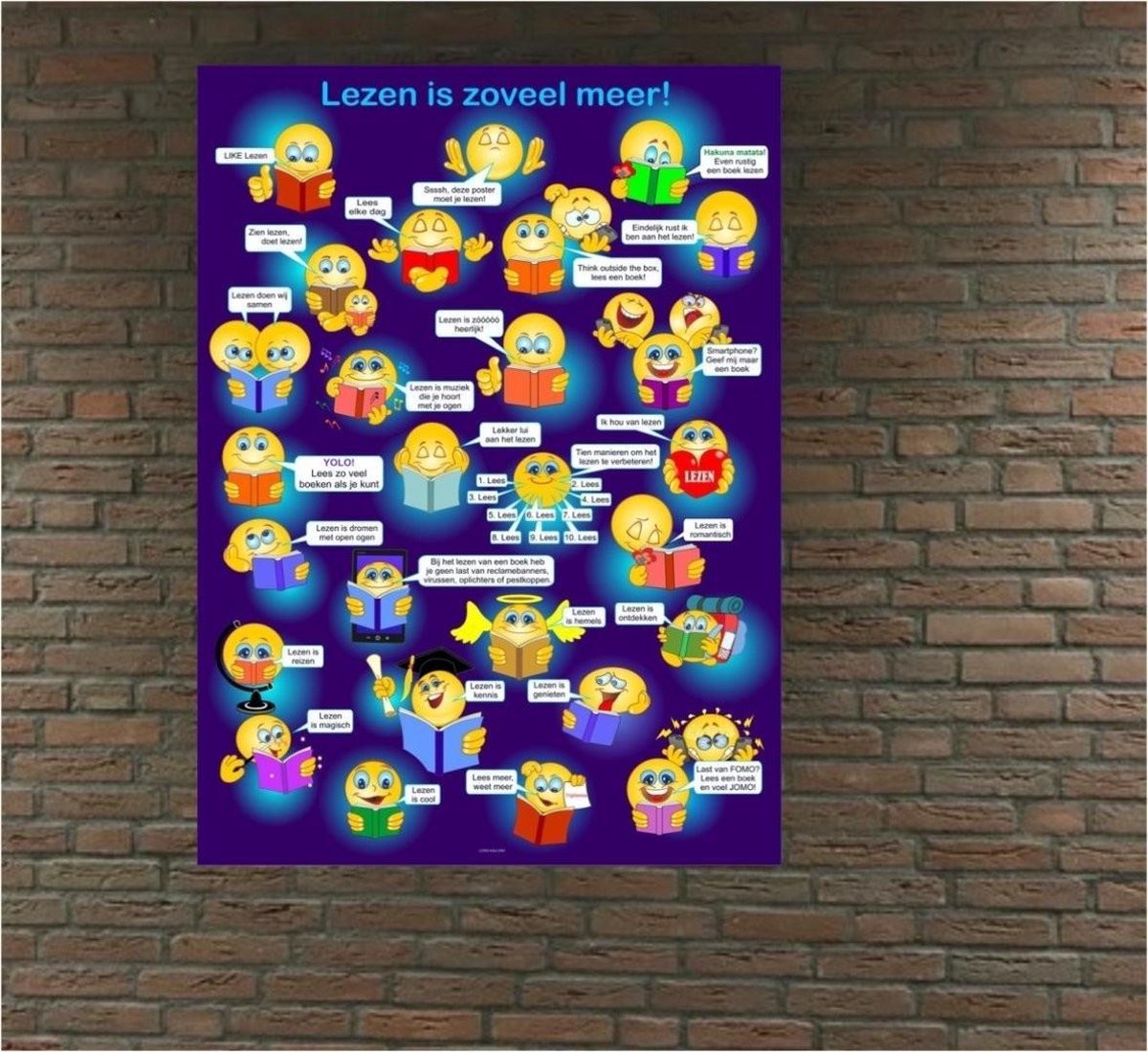 Poster 'Lezen is zoveel meer!' A1-formaat | bol