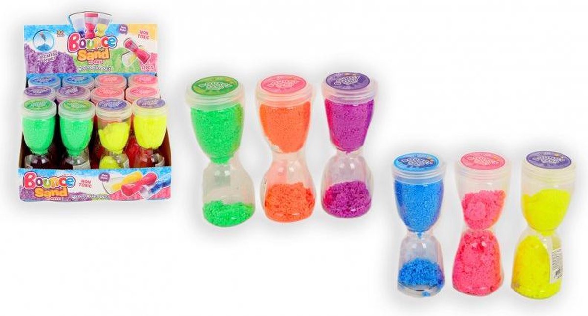 Flow Fluffy Sand Flow- Go Bounce 15 cm 4 couleurs assorties | bol.com