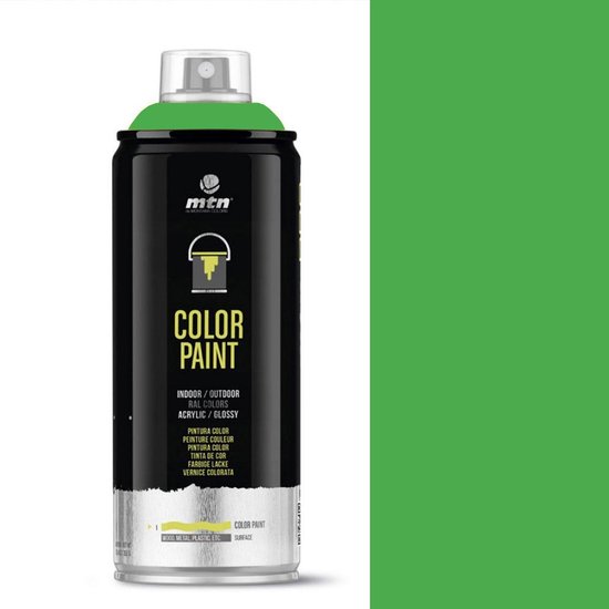 MTN PRO Color Paint – RAL-6018 Yellow Green Spuitverf – 400ml | bol