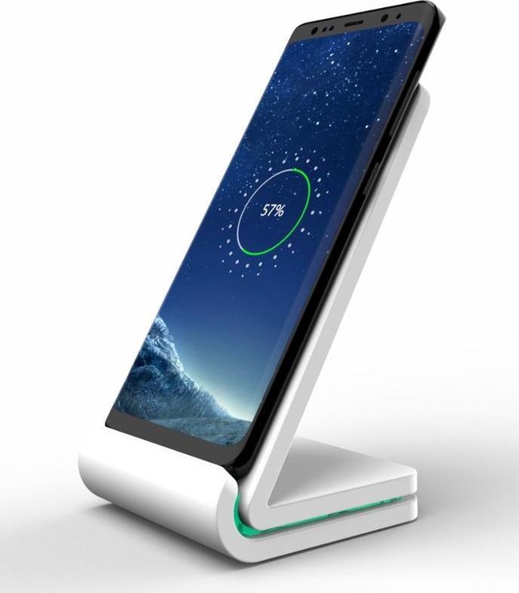 Qi Draadloze Oplader - 15W - Oplader iPhone - 11 / X / XS / XR / 8 ...