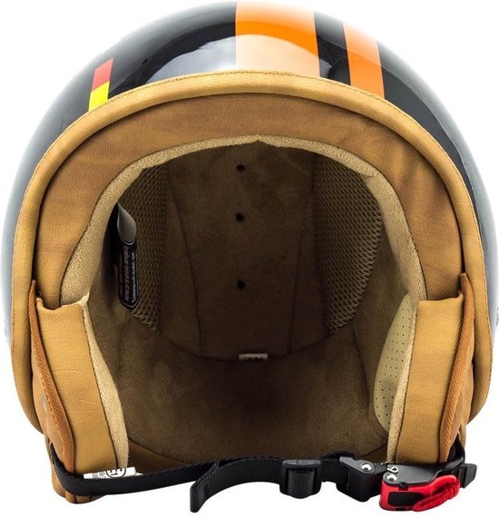 SOXON SP-302 Night Runner Jet-Helm dames motorhelm, heren scooterhelm ...
