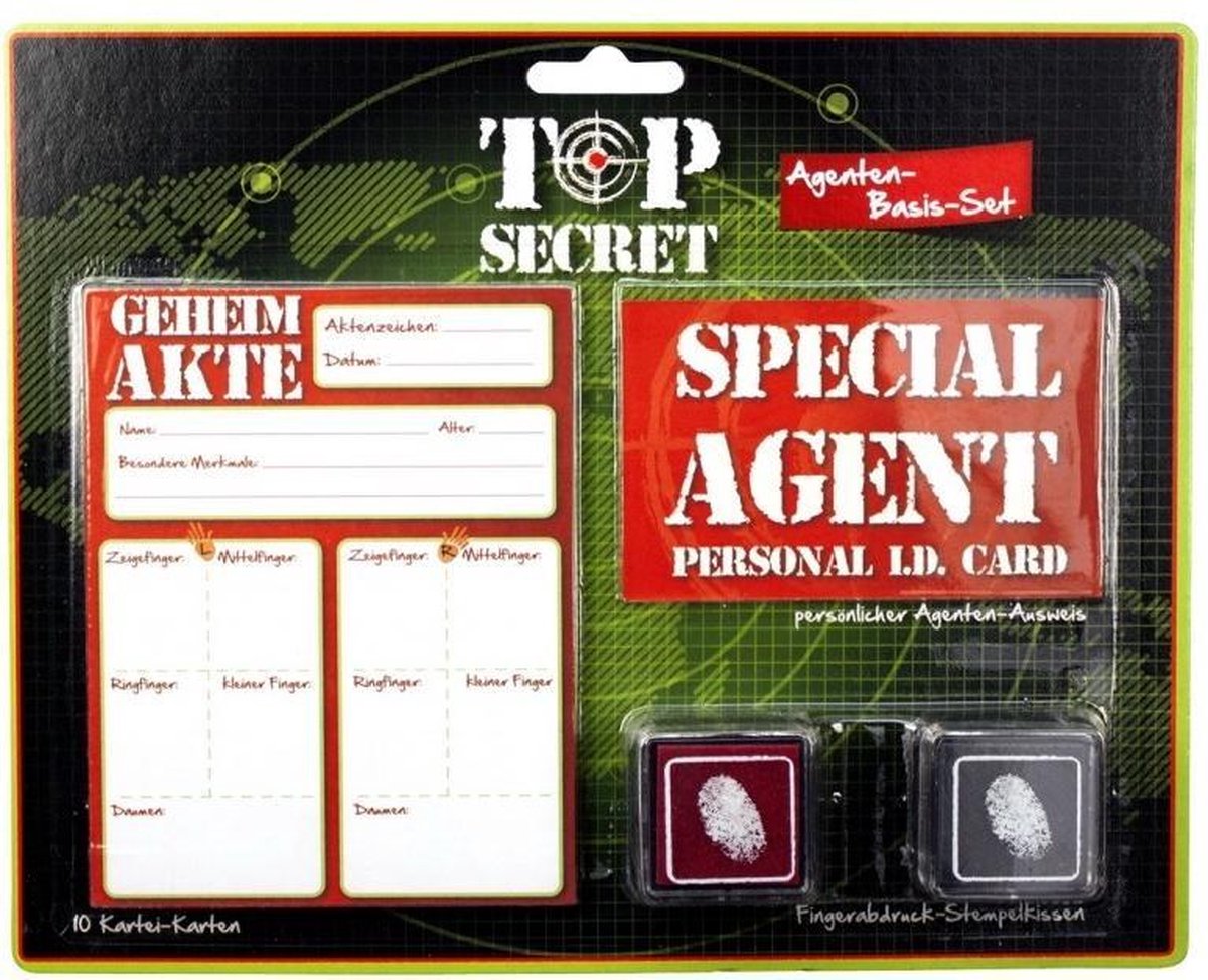 Top Secret | Geheim Agent Basis Set | Let op: Duits product | bol.com