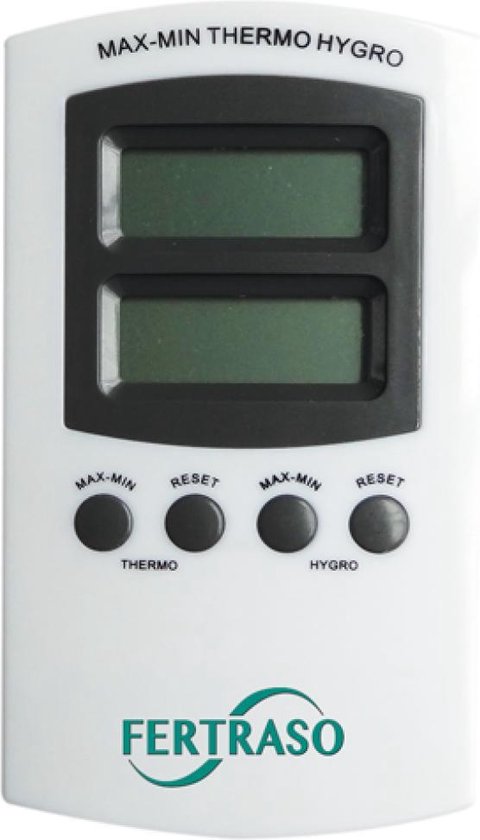 Fertraso Thermo-hygrometer met baterij | bol