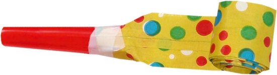 Amscan Roltong Stip Junior 30 Cm Papier Rood/geel/groen/blauw | bol