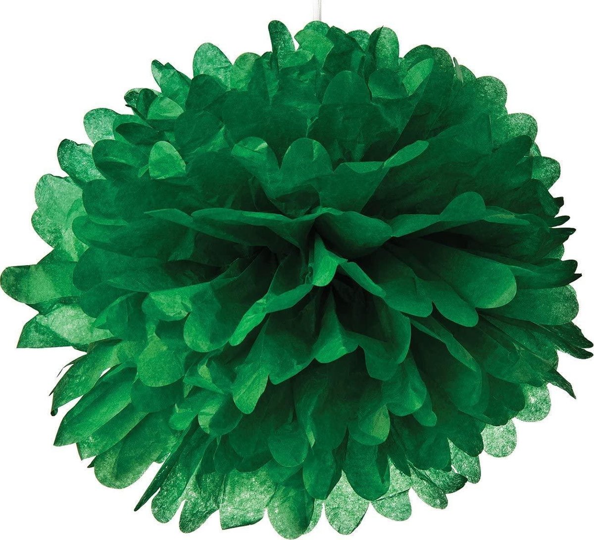 5 x Donker groene PomPom 35 cm - Kerst decoratie versiering | bol.com