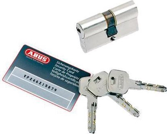 Abus Vernikkelde veiligheidscilinder "XP2 30/30 mm" | bol