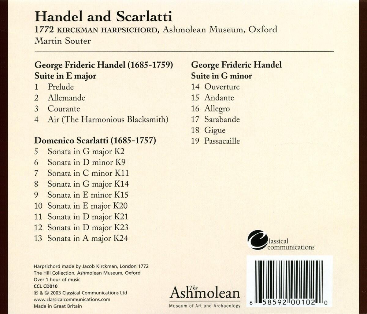 Handel and Scarlatti, Martin Souter | CD (album) | Muziek | bol.com