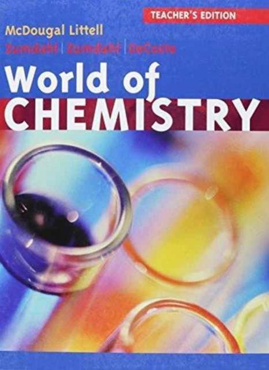 WORLD OF CHEMISTRY - TEACHER'S EDITION (2006), Zumdahl | 9780618570591 ... WORLD OF CHEMISTRY - TEACHER'S EDITION (2006), Zumdahl | 9780618570591 ...