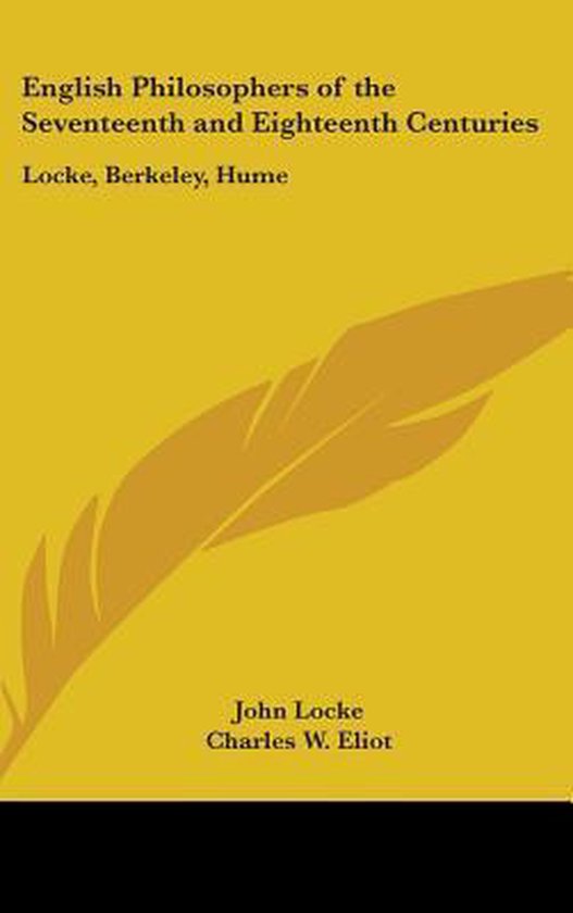 English Philosophers of the Seventeenth and Eighteenth Centuries ...