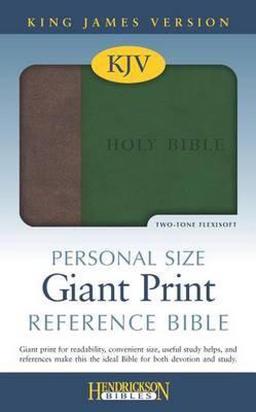 Personal Size Giant Print Reference Bible-KJV | 9781619701052 | Boeken ...