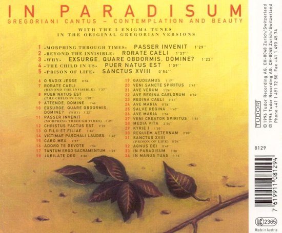 In Paradisum, Choeurs de Pierre Kaelin | CD (album) | Muziek | bol.com