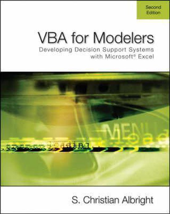 Vba For Modelers, S. Albright | 9780495106852 | Boeken | bol