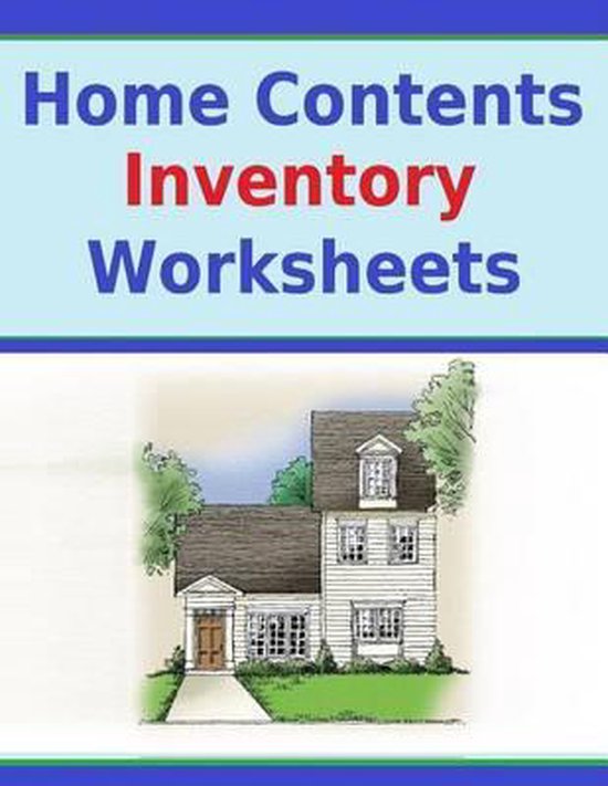Home Contents Inventory Worksheets, Frances P Robinson | 9781508590545 ...