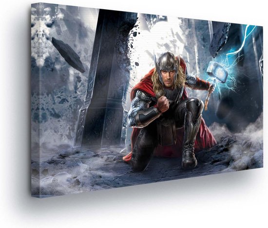 Marvel Thor Canvas Print 60cm x 40cm | bol.com
