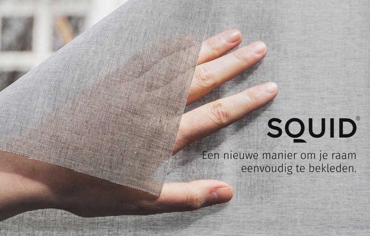 Squid Raamfolie Zelfklevend Textiel - Oak – 137 cm x 2 m | bol.com