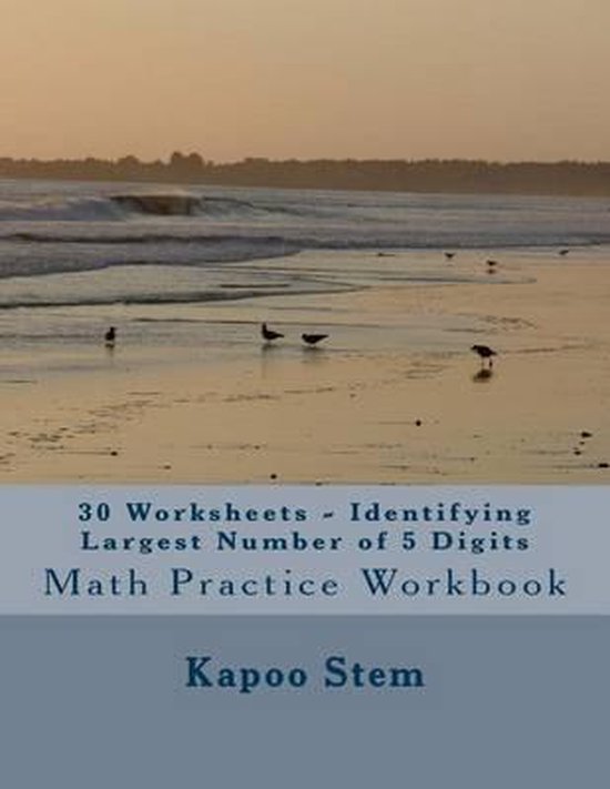 30 Worksheets - Identifying Largest Number of 5 Digits | 9781511845076 ...