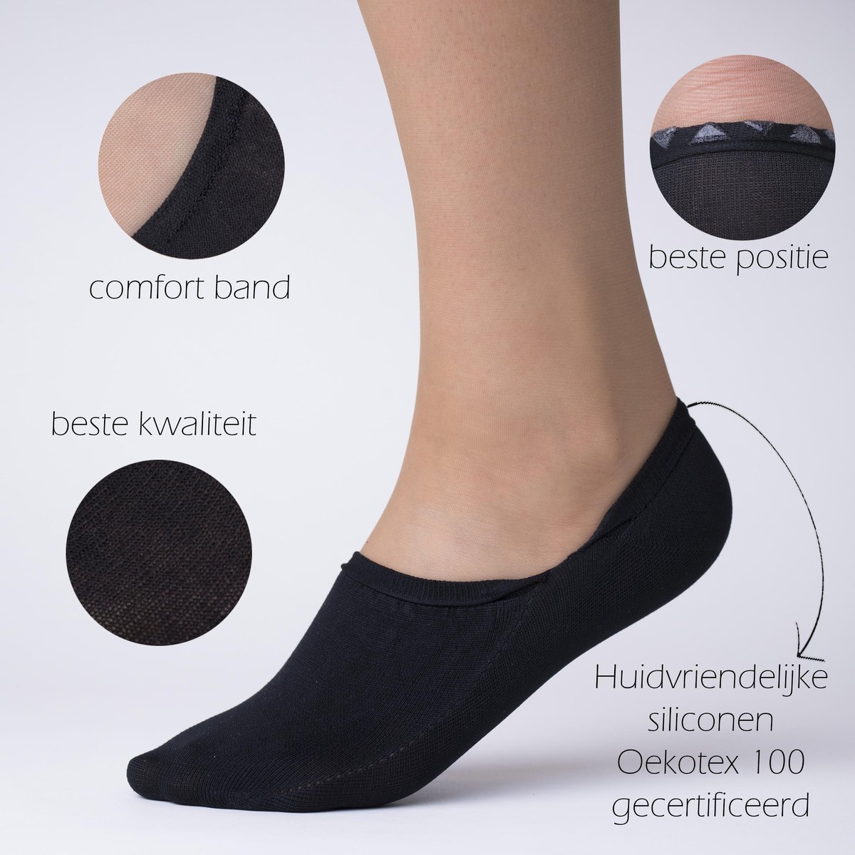 Steps Onzichtbare Sneaker Sok Dames Wit Polyamide 4 paar 39-42 | bol.com