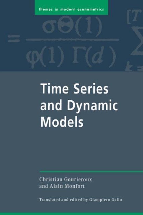 Time Series And Dynamic Models | 9780521423083 | Christian Gourieroux ...